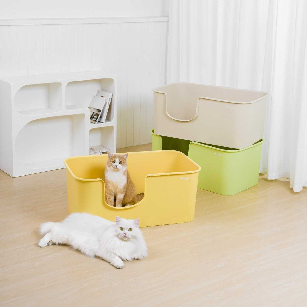 Extra Large Litter Box for Big Cats & Multi-Cat Homes | Butter XXL