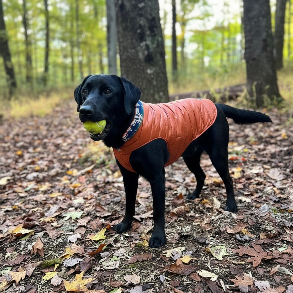 Pendleton Puffer Dog Coat | Warm Winter Jacket for XS-XXL Dogs