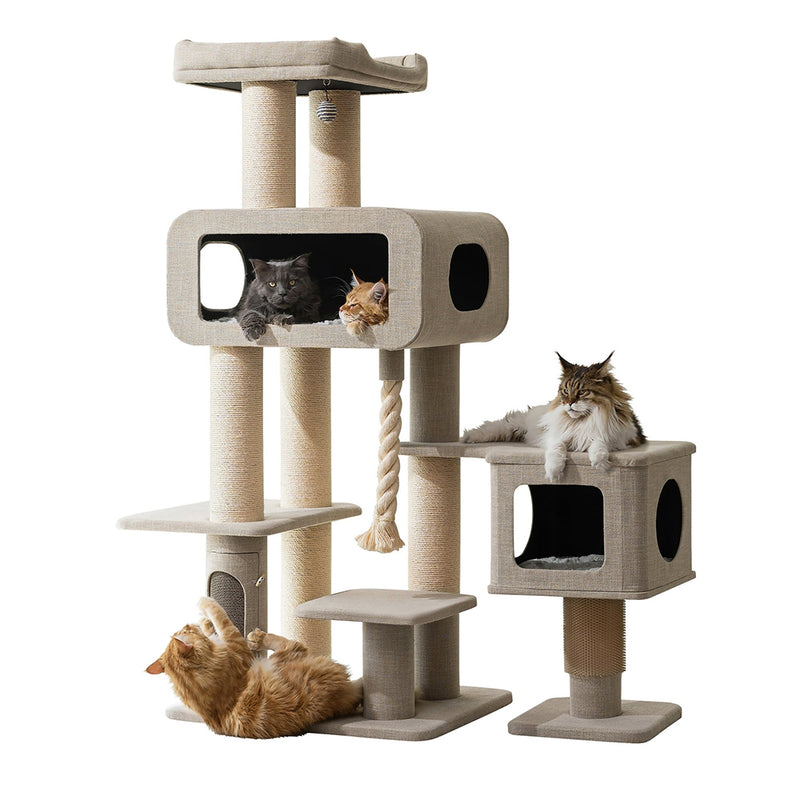Extra Large Cat Tree For Multiple Cats | Sturdy 71" High For Big Cats