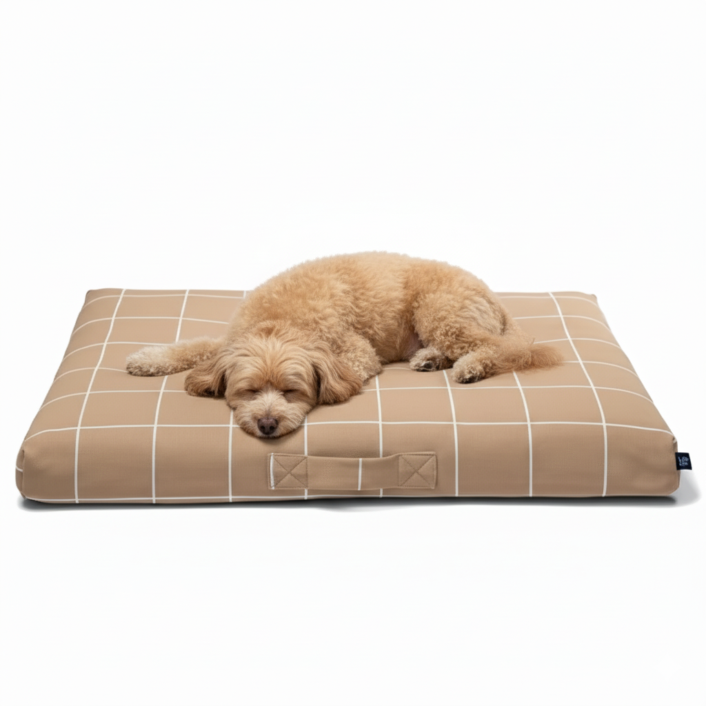 Grid Dog Bed by Lay Lo | Durable, Orthopedic & Eco-Friendly Comfort